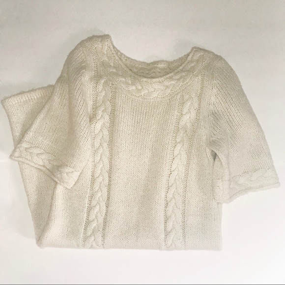 Whitewash | Dresses | Whitewash Cream Colored Sweater Dress | Poshmark